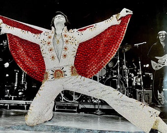 Rhinestone Elvis | Etsy