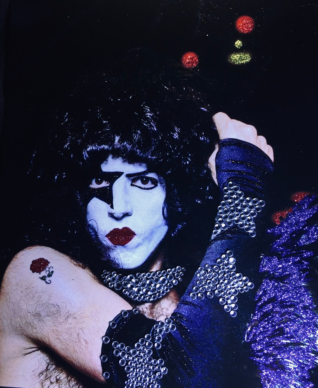 KISS Paul Stanley “stars”rhinestone, Glitter Wall Art - Etsy