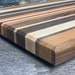 Exotic Hardwood Edge Grain Cutting Board - Custom Design (10.25 X 14.75 ...