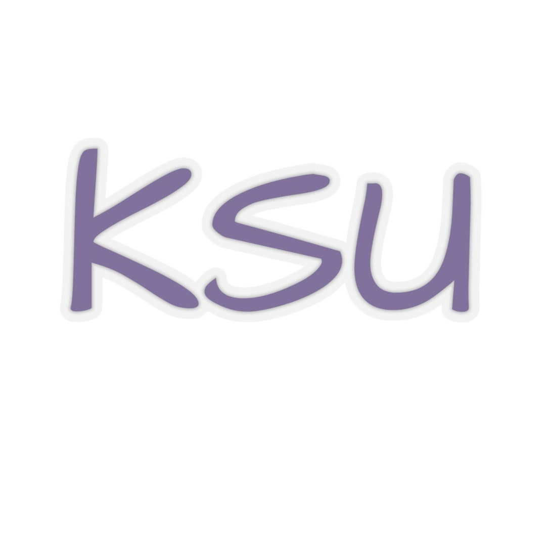 KSU Stickers, Purple Sticker - Etsy