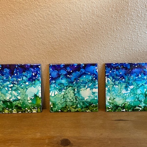 Magical Forest - Original Alcohol Ink Art, Alcohol Inks, Colorful Ink ...