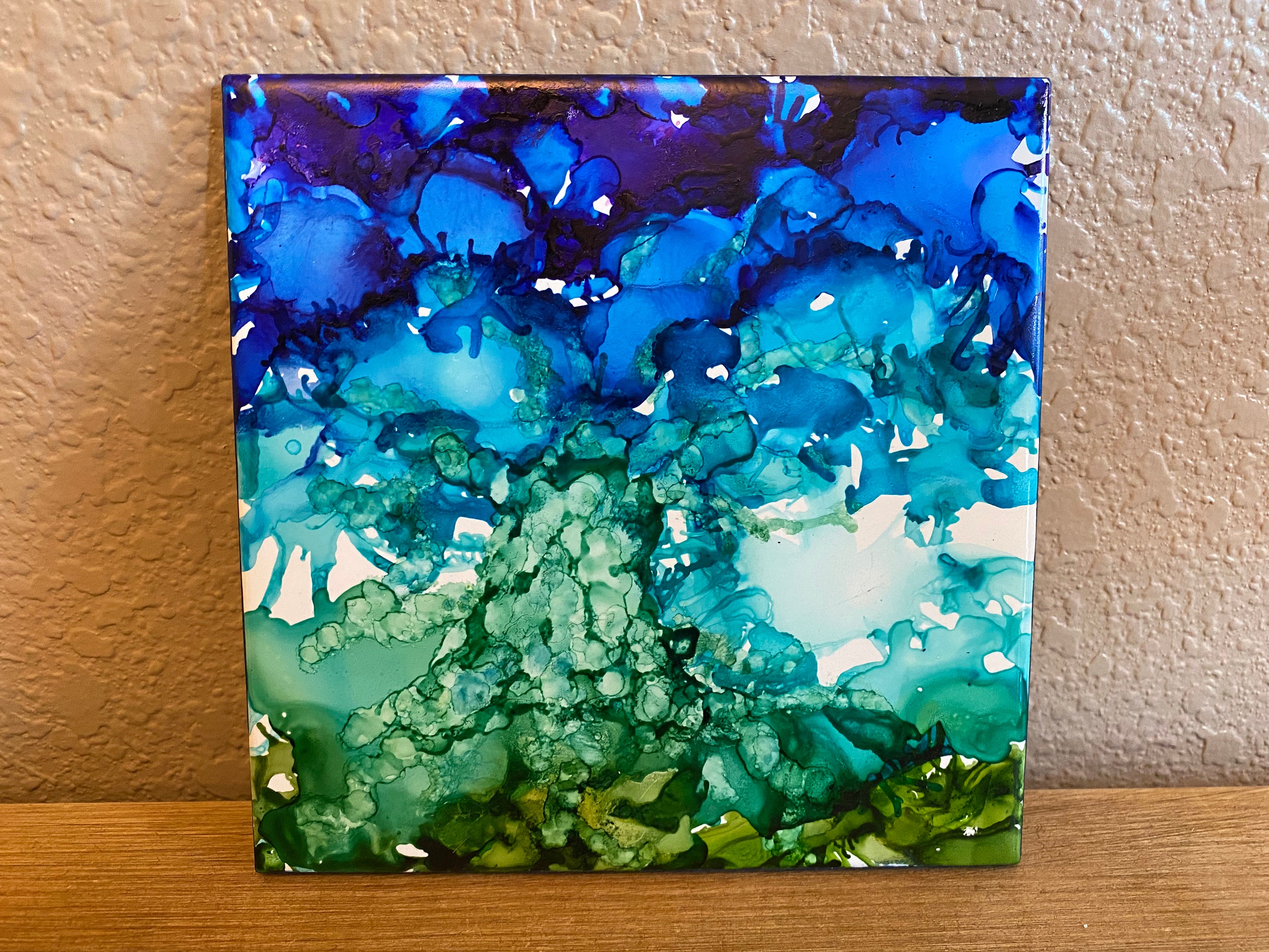 Magical Forest - Original Alcohol Ink Art, Alcohol Inks, Colorful Ink ...