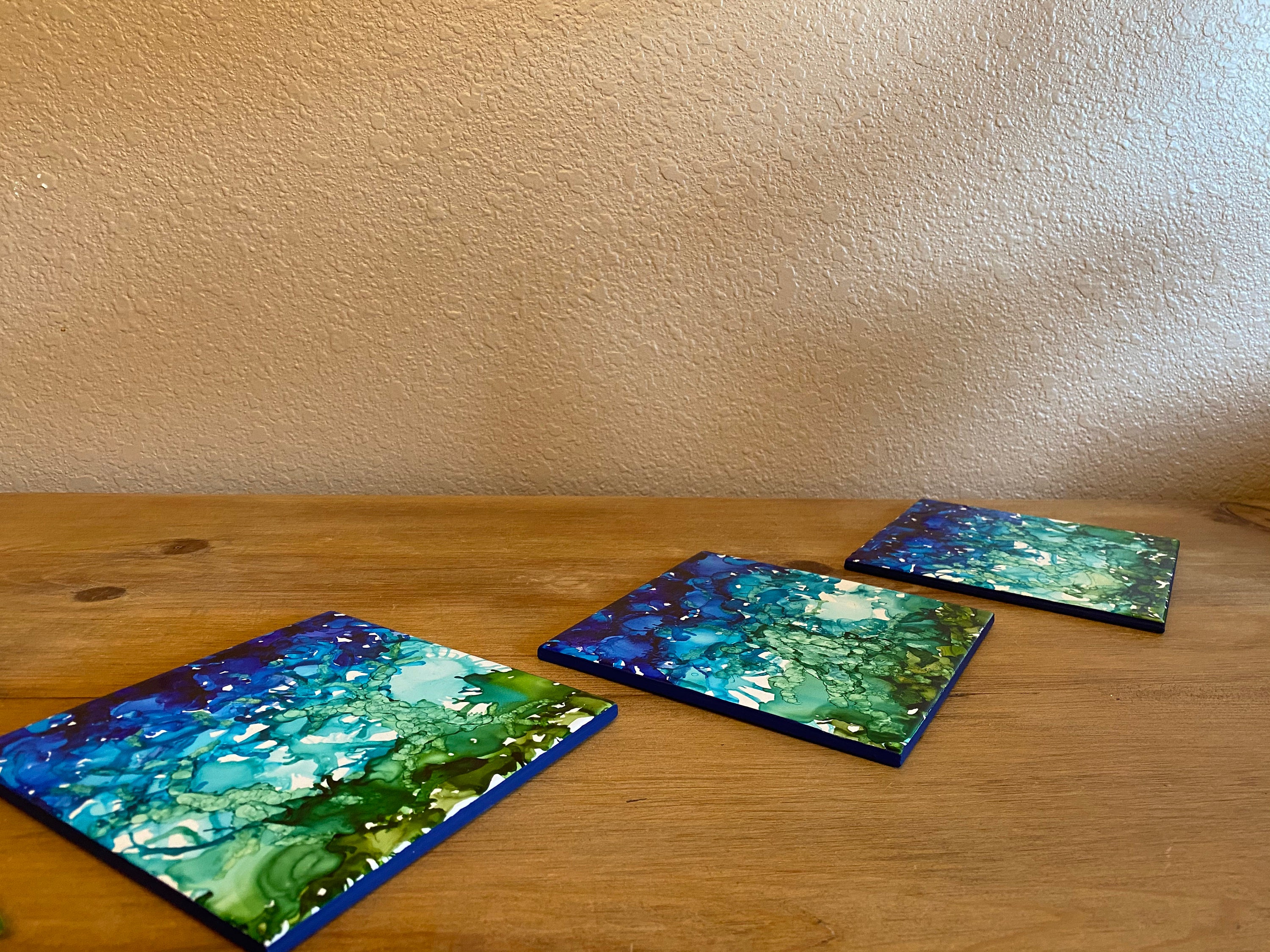 Magical Forest - Original Alcohol Ink Art, Alcohol Inks, Colorful Ink ...