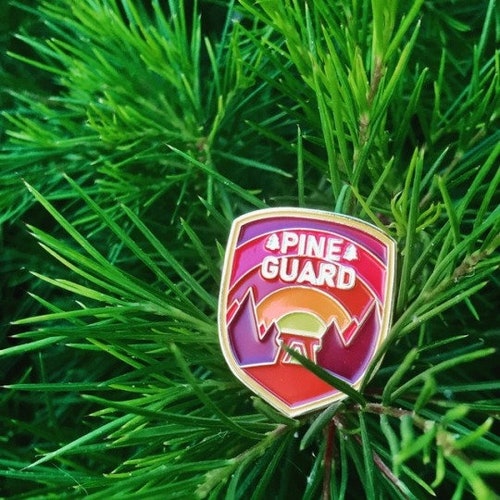 Adventure Zone : Amnesty Pine Guard Wooden Pin - Etsy