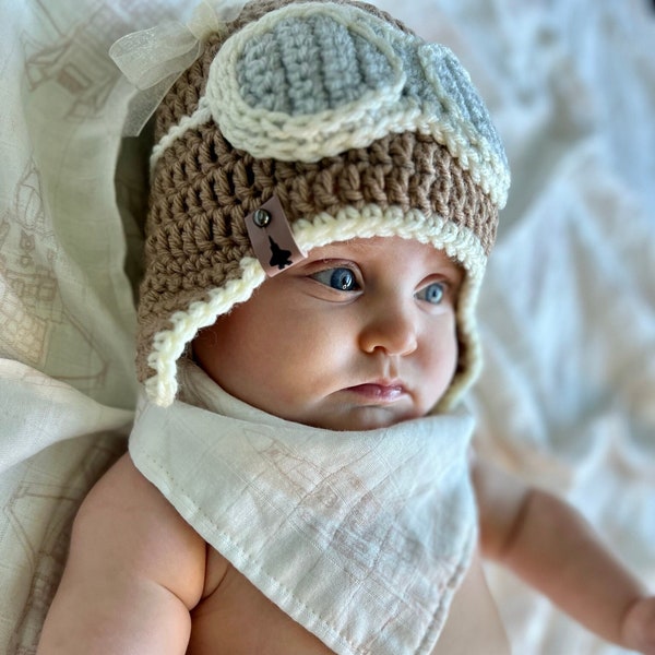 Newborn Aviator Hat - Etsy