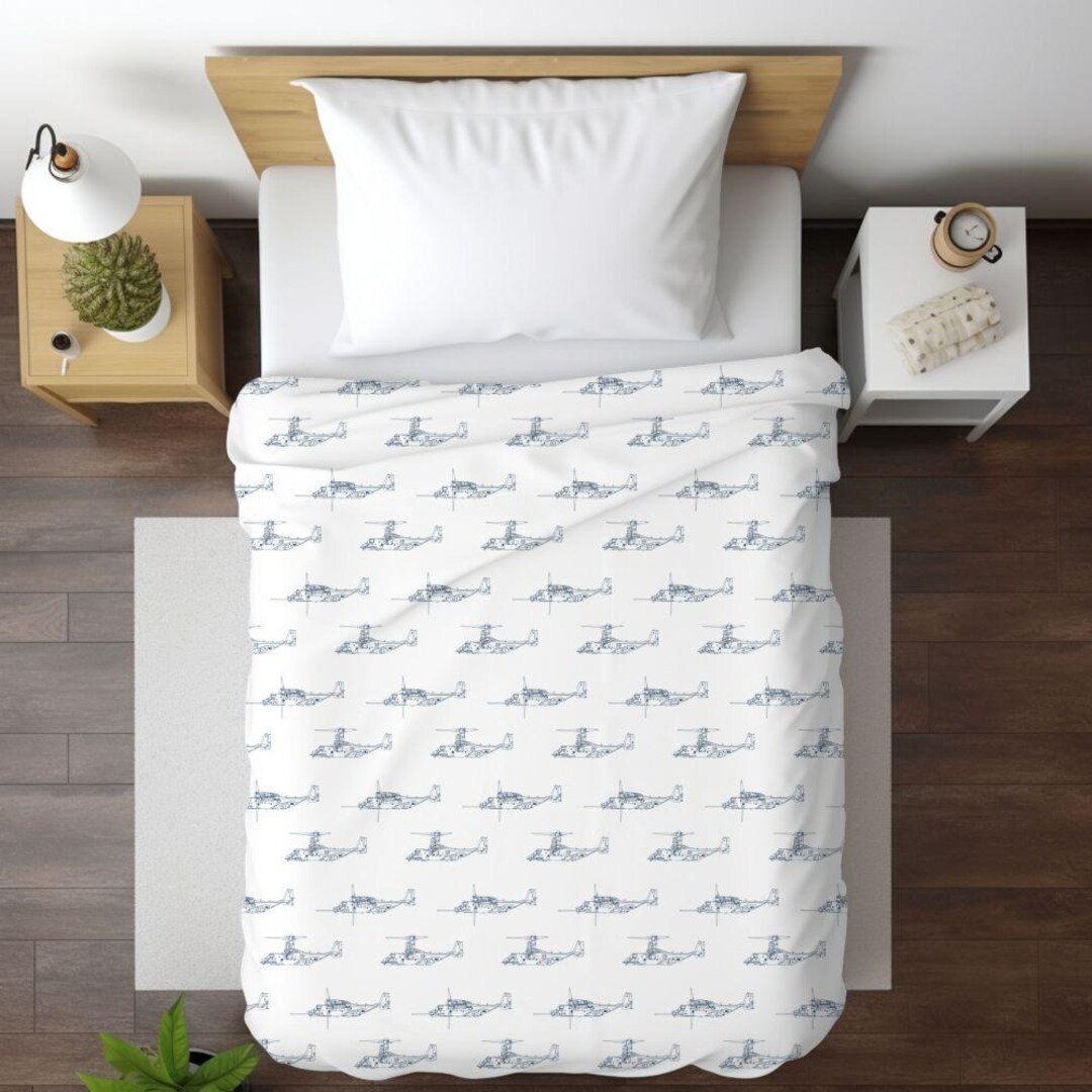 MH-60 Blueprint Plush Blanket (offered in 3 Sizes) - Etsy