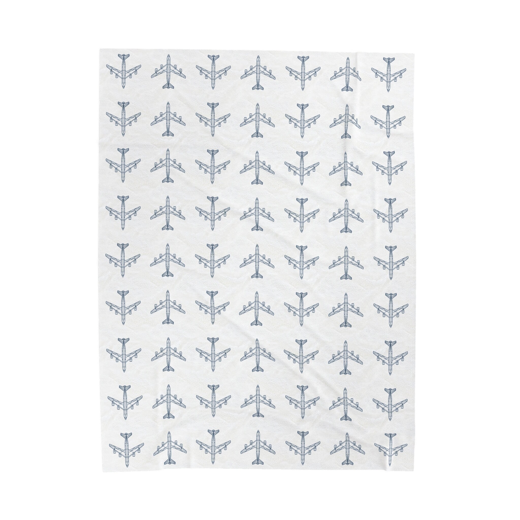 KC-135 Stratotanker Blueprint Plush Blanket (offered in 3 Sizes) - Etsy