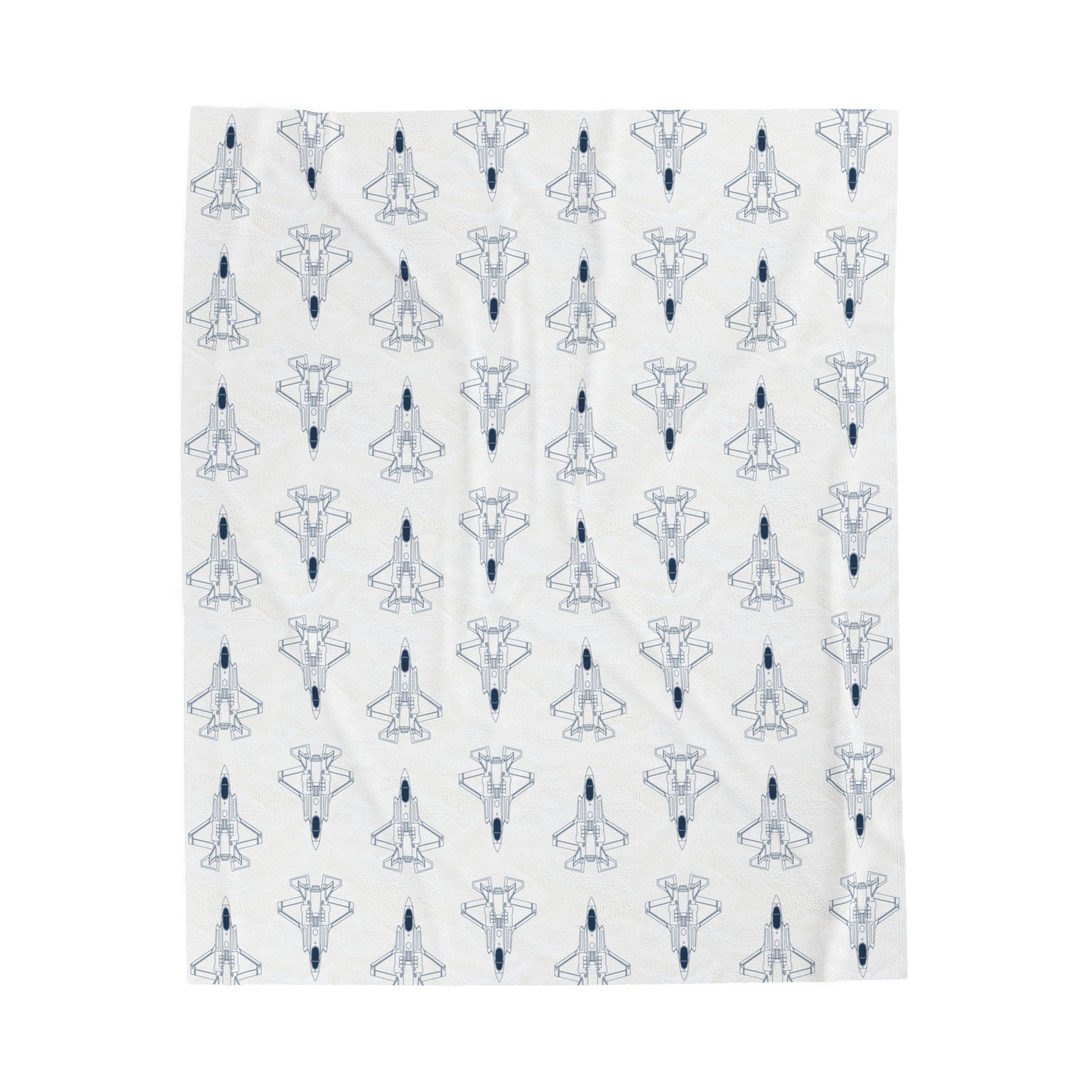 F-35A Fighter Jet Blueprint Plush Blanket (offered in 3 Sizes) - Etsy
