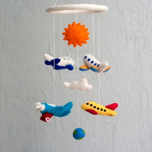 Airplane Mobile - Etsy