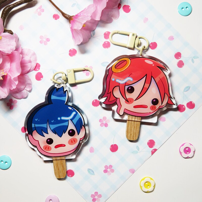 Popsicle Keychain - Etsy