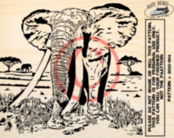 Elephant Scroll Saw Patterns - Etsy