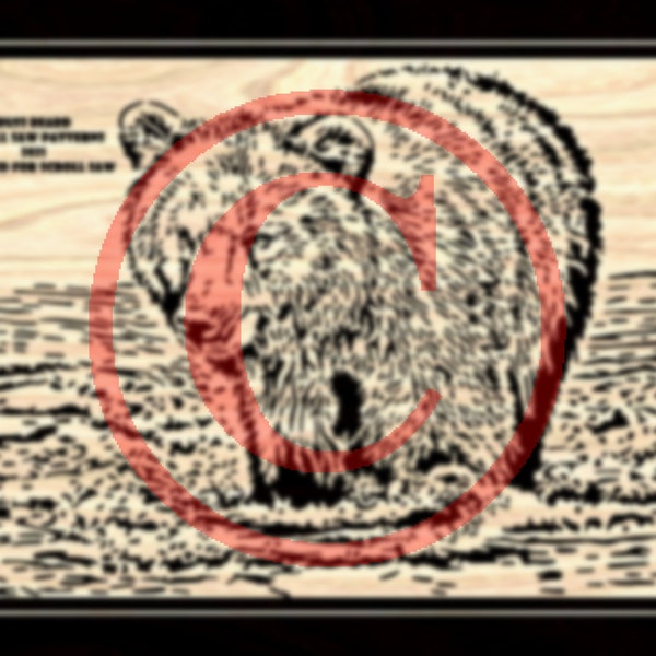 Bear Scroll Saw Pattern - Etsy