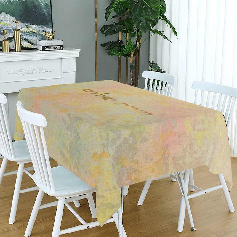 Shabbat Tablecloth - Etsy