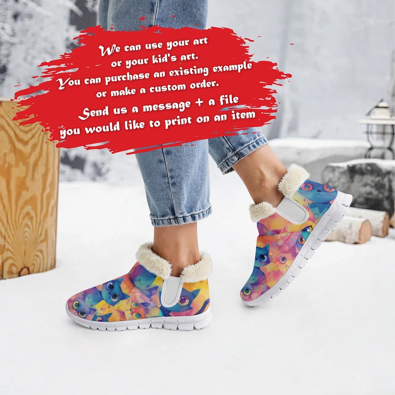 Eva Winter Snow Boots - Etsy UK