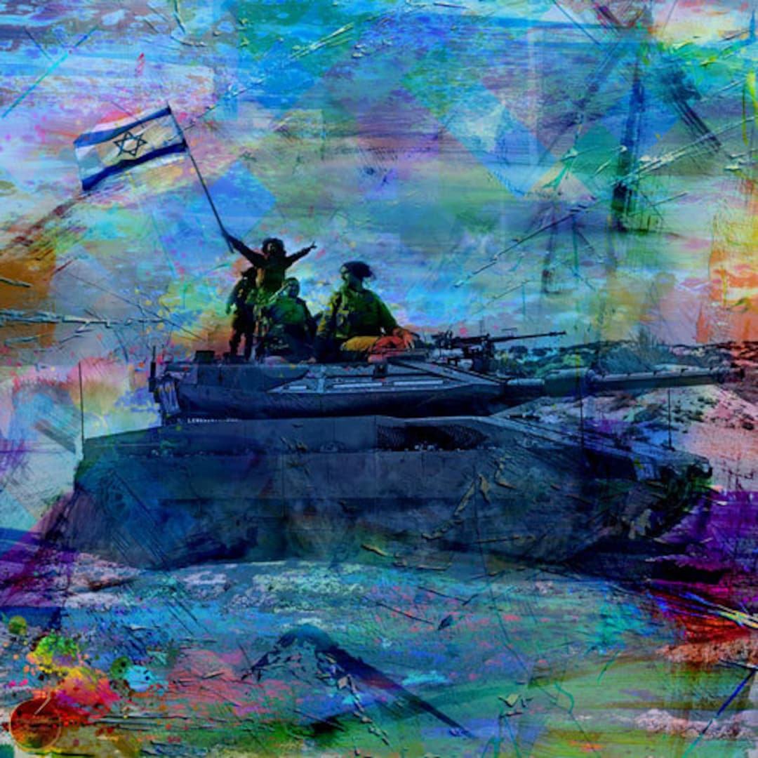 IDF Invincible, IDF Wall Art,home Decor,gallery Canvas Print,original ...