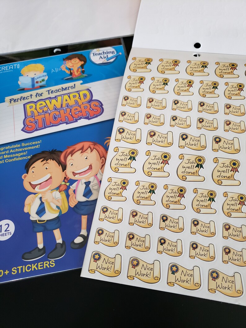 Student Reward Sticker Book, Classroom Stickers, Students Incentives ...