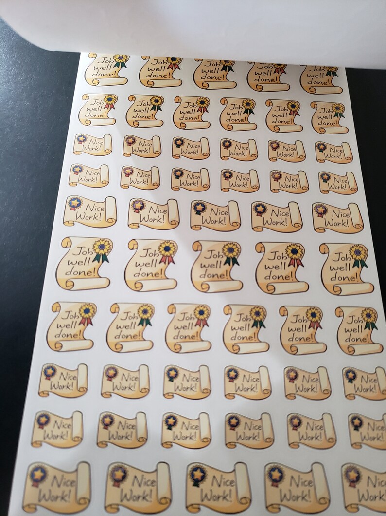 Student Reward Sticker Book Classroom Stickers Students - Etsy