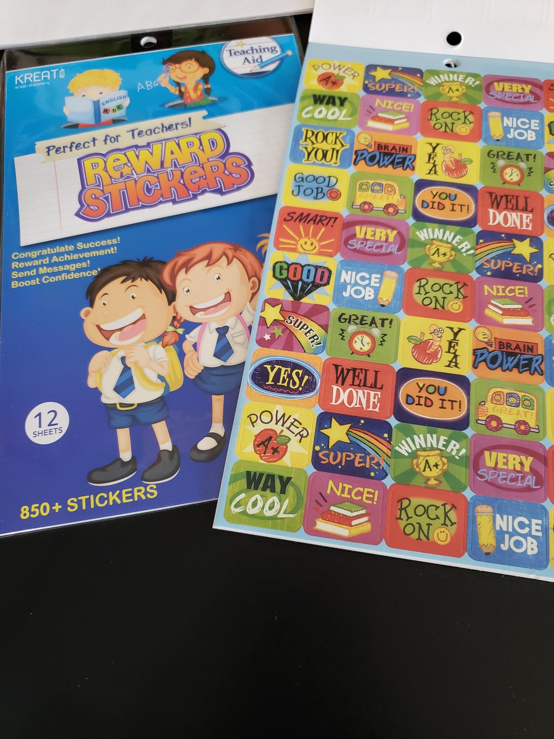 Student Reward Sticker Book, Classroom Stickers, Students Incentives ...