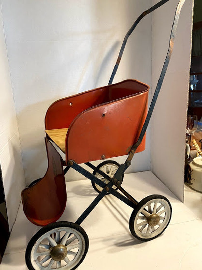 Vintage Metal Doll Stroller at Raymond Eudy blog