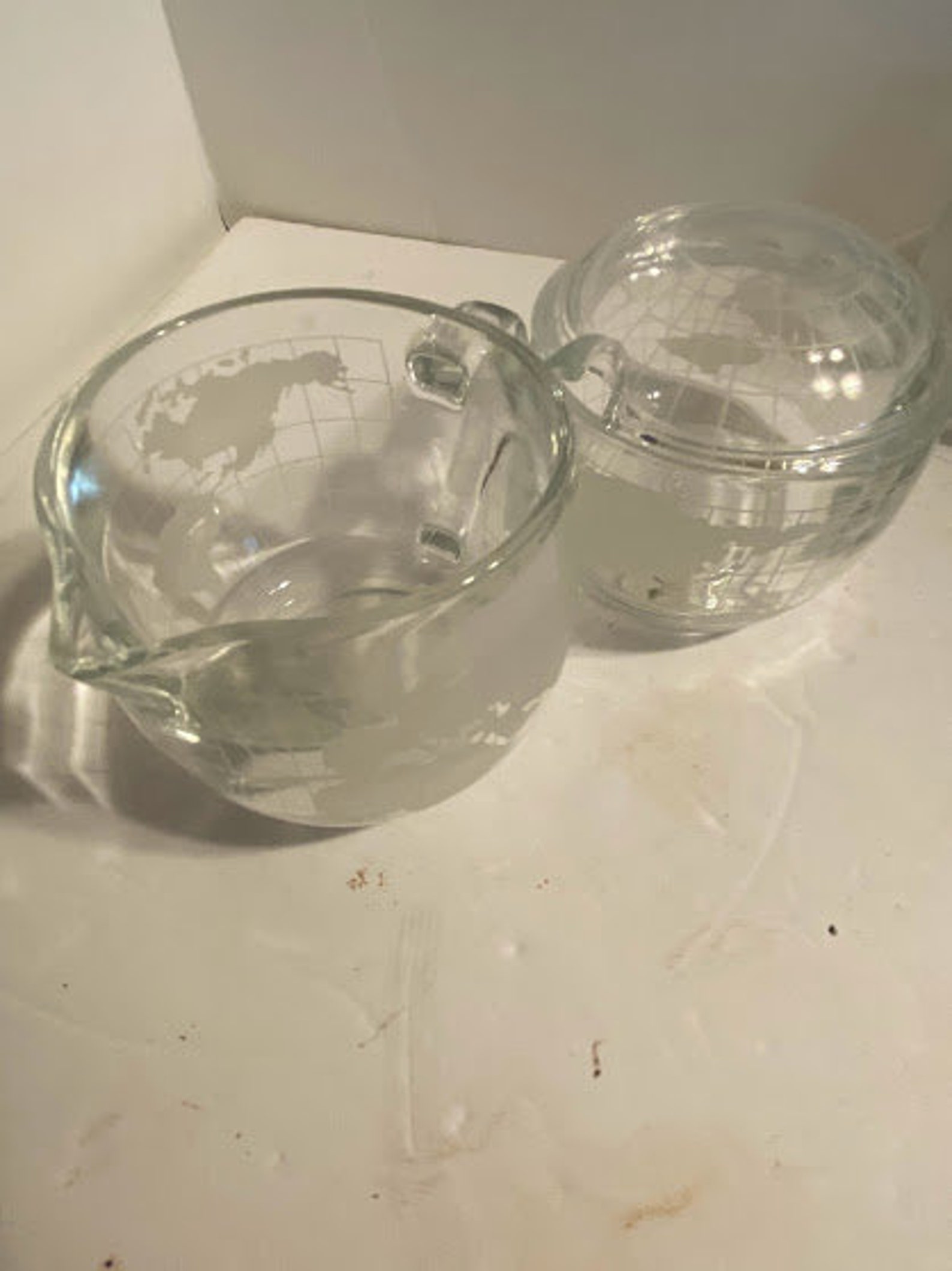 Nestle World Globe Cup Set of 4 With Sugar and Creamer - Etsy