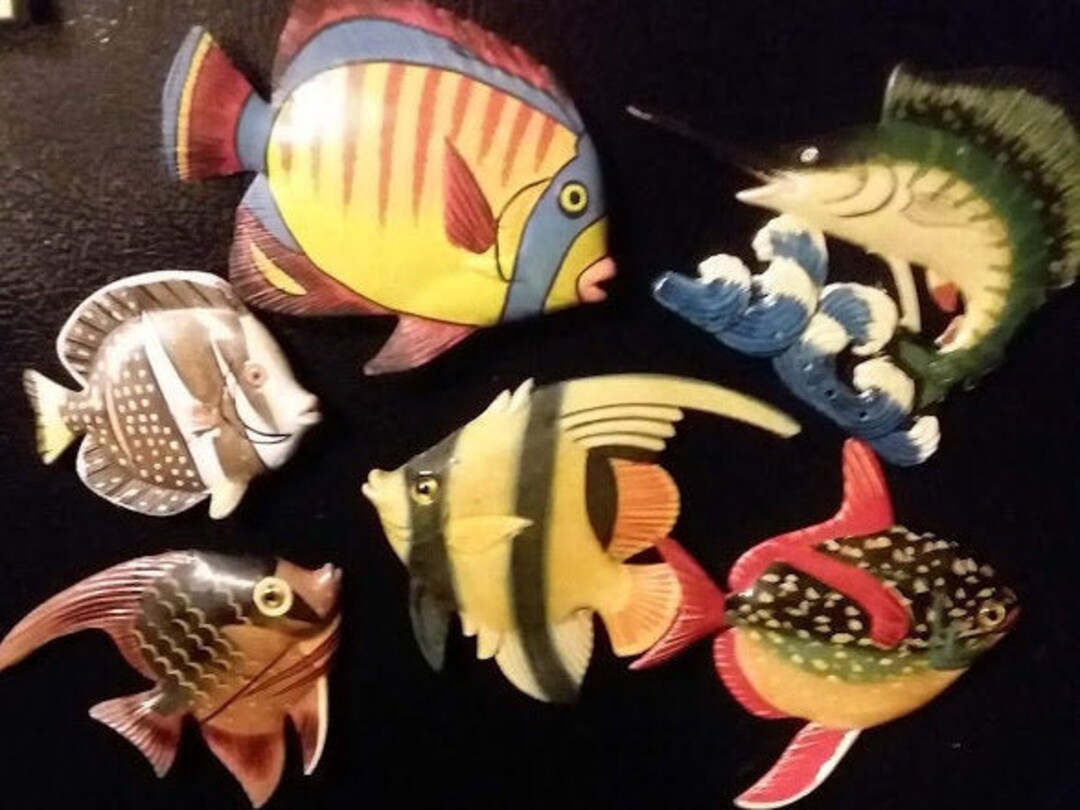 Choice of Any Colorful Tropical Fish Magnets - Etsy