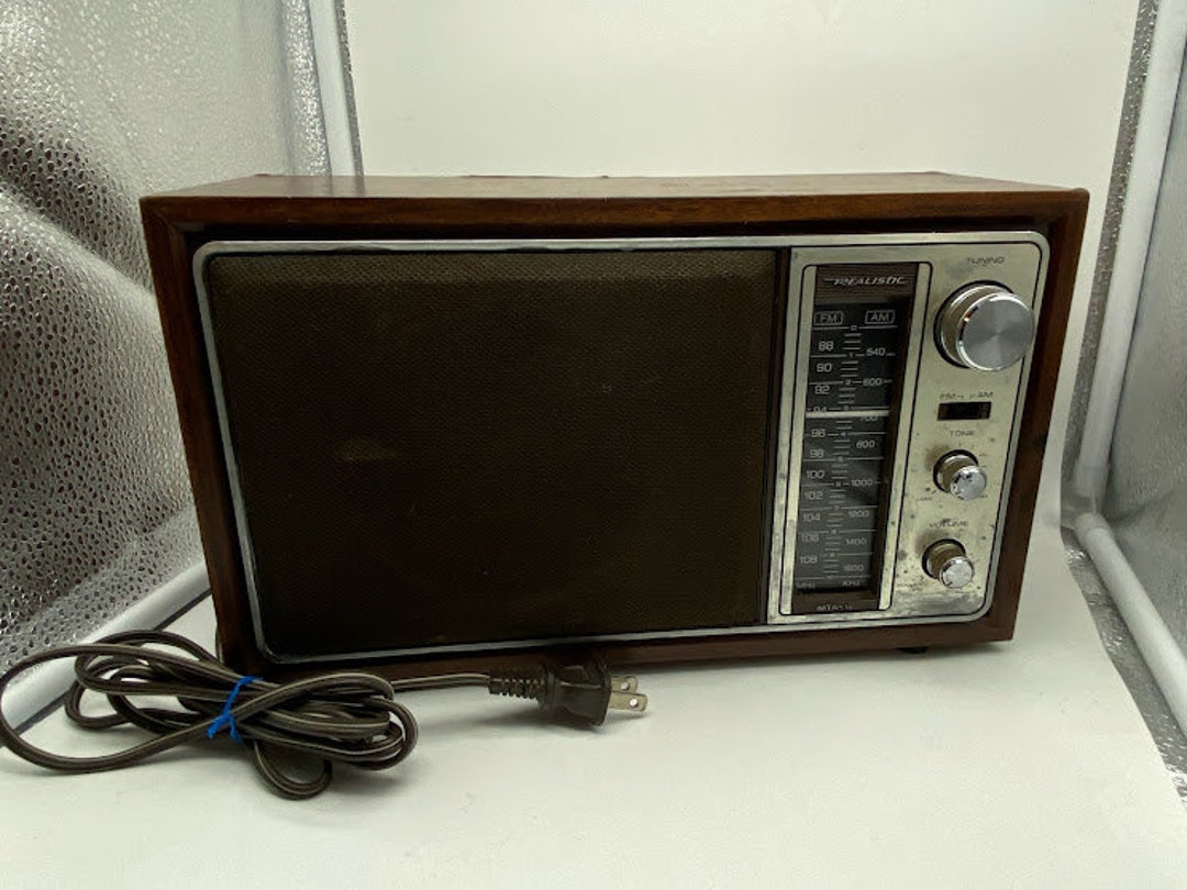 Realistic Mta-12 AM/FM Radio Model 12-693 Radio Shack ~ Working ...