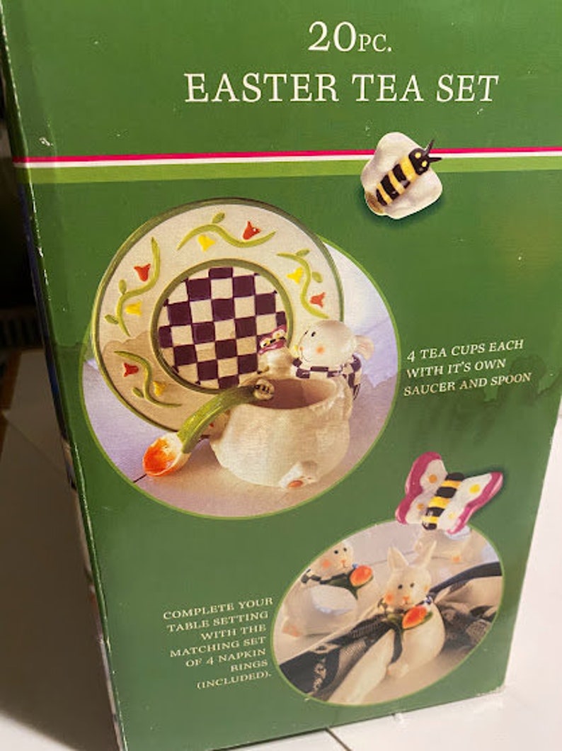 Mercuries Easter Rabbit Tea Set Rabbit Shaped Tea Set | Etsy