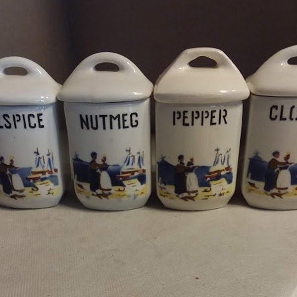 Ceramic Spice Containers - Etsy