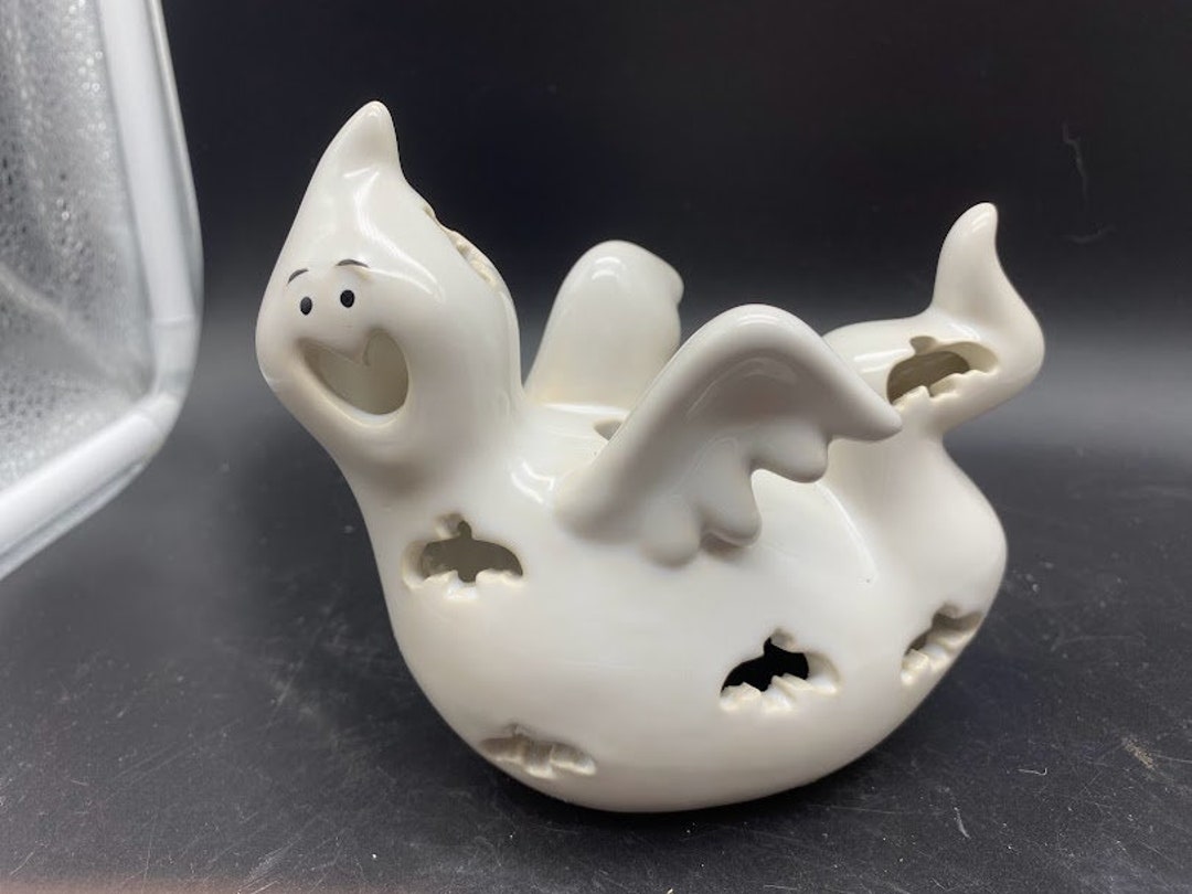 Ceramic Ghost Tea Light Votive by TII - Etsy