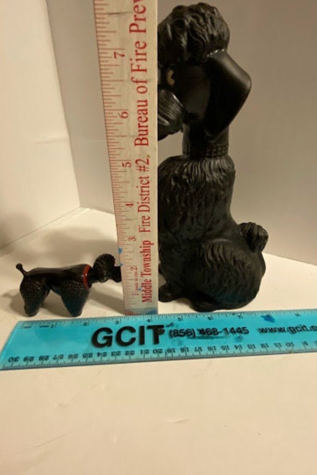 Choice 1. Small Bobble Head Plastic Black Poodle 2. Plastic Black ...