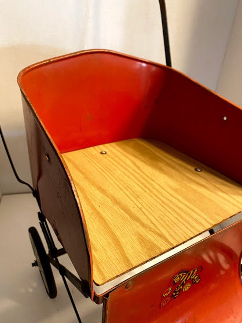 Antique/vintage Collapsible Metal Baby Doll Stroller With | Etsy