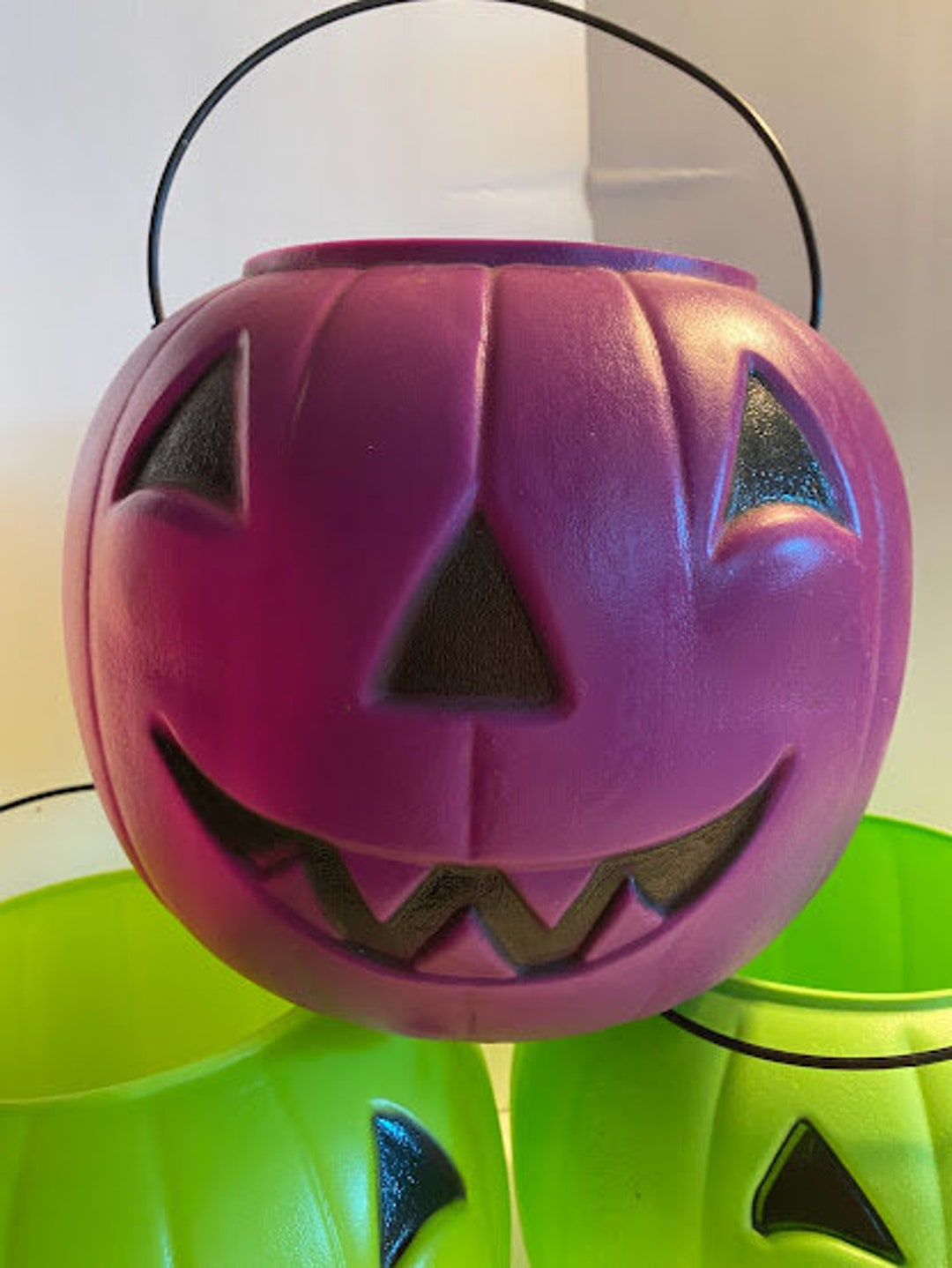 Vintage General Foam Jack'o Lantern Blow Mold Bucket - Etsy