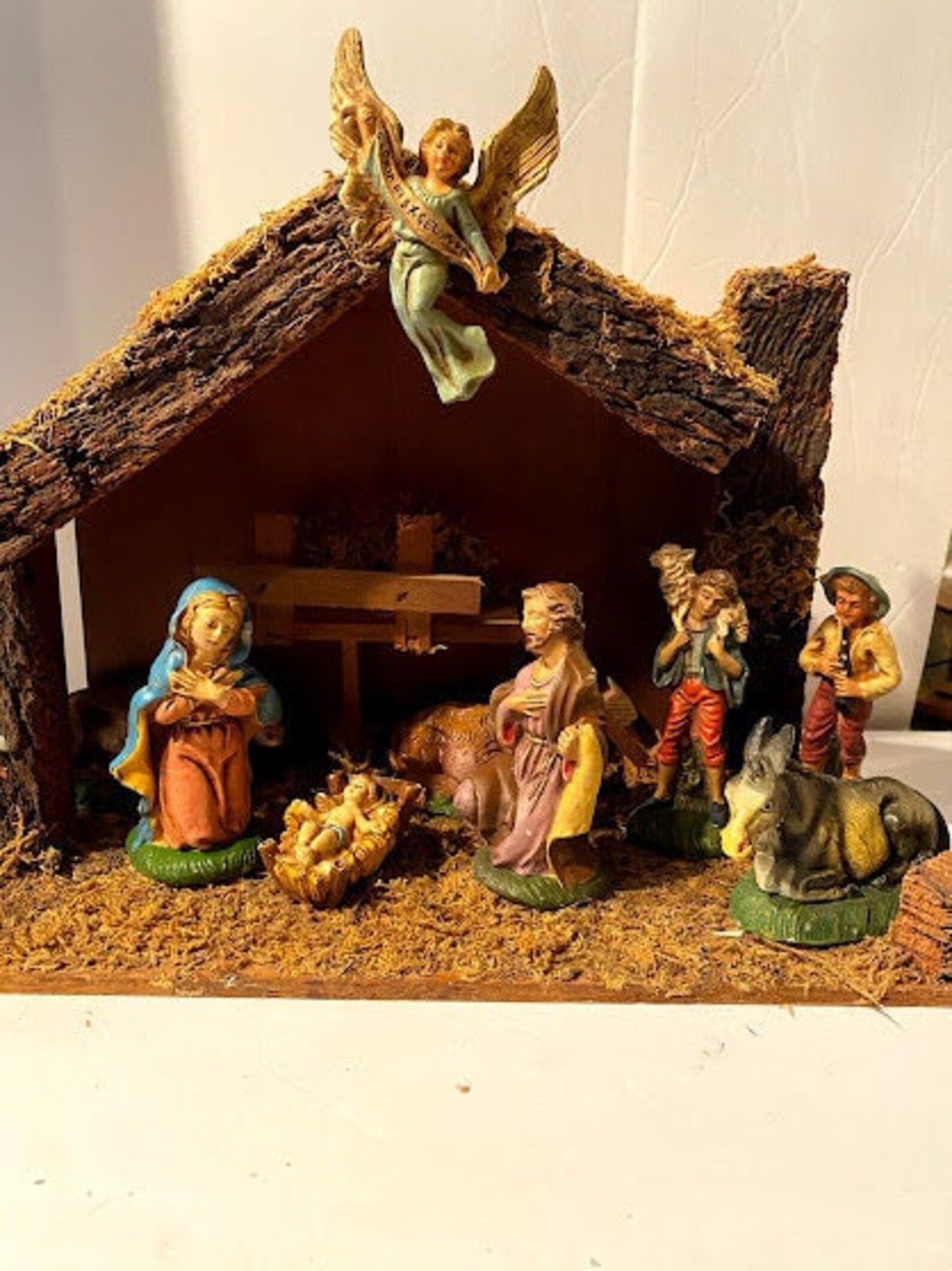 Vintage Italian Nativity Set With Manger All That You See - Etsy