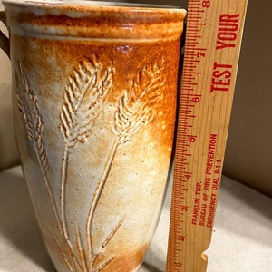 Mid-century Design Pottery Urn With Handles Signed D. Robinson ~ Fall ...