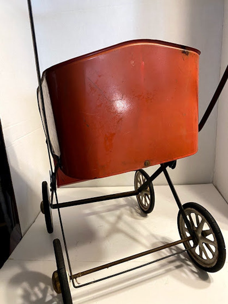 Antique/vintage Collapsible Metal Baby Doll Stroller With | Etsy