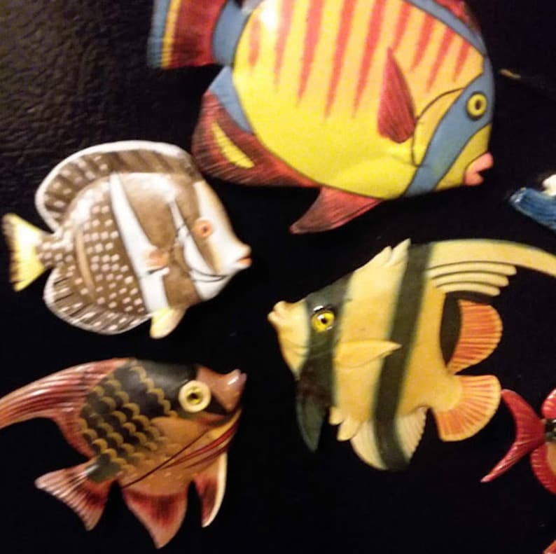 Choice of Any Colorful Tropical Fish Magnets - Etsy