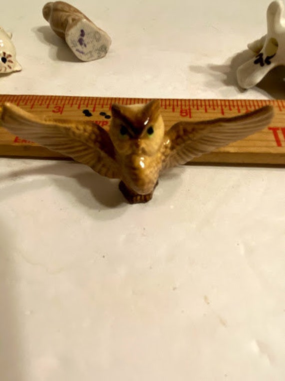 Owl Littles and Wade Whimsy Hawk Sculpture Figurines Art & Collectibles ...