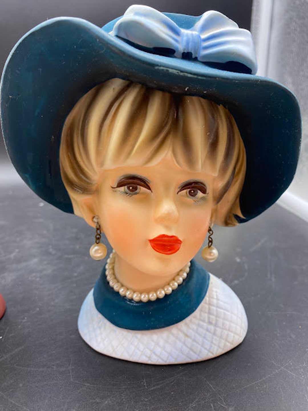 Glamorous Vintage Head Vase Napco and Relpo - Etsy