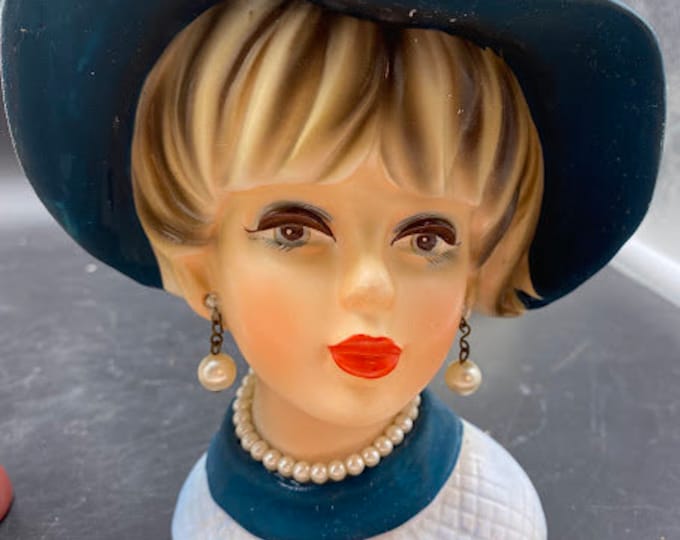 Glamorous Vintage Head Vase Napco and Relpo - Etsy
