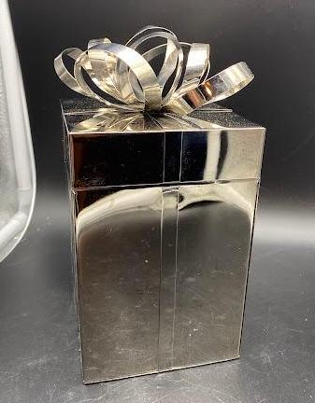 Silverplated Gift Box Metal Bow 6x4x4 a Gift Within a Gift - Etsy