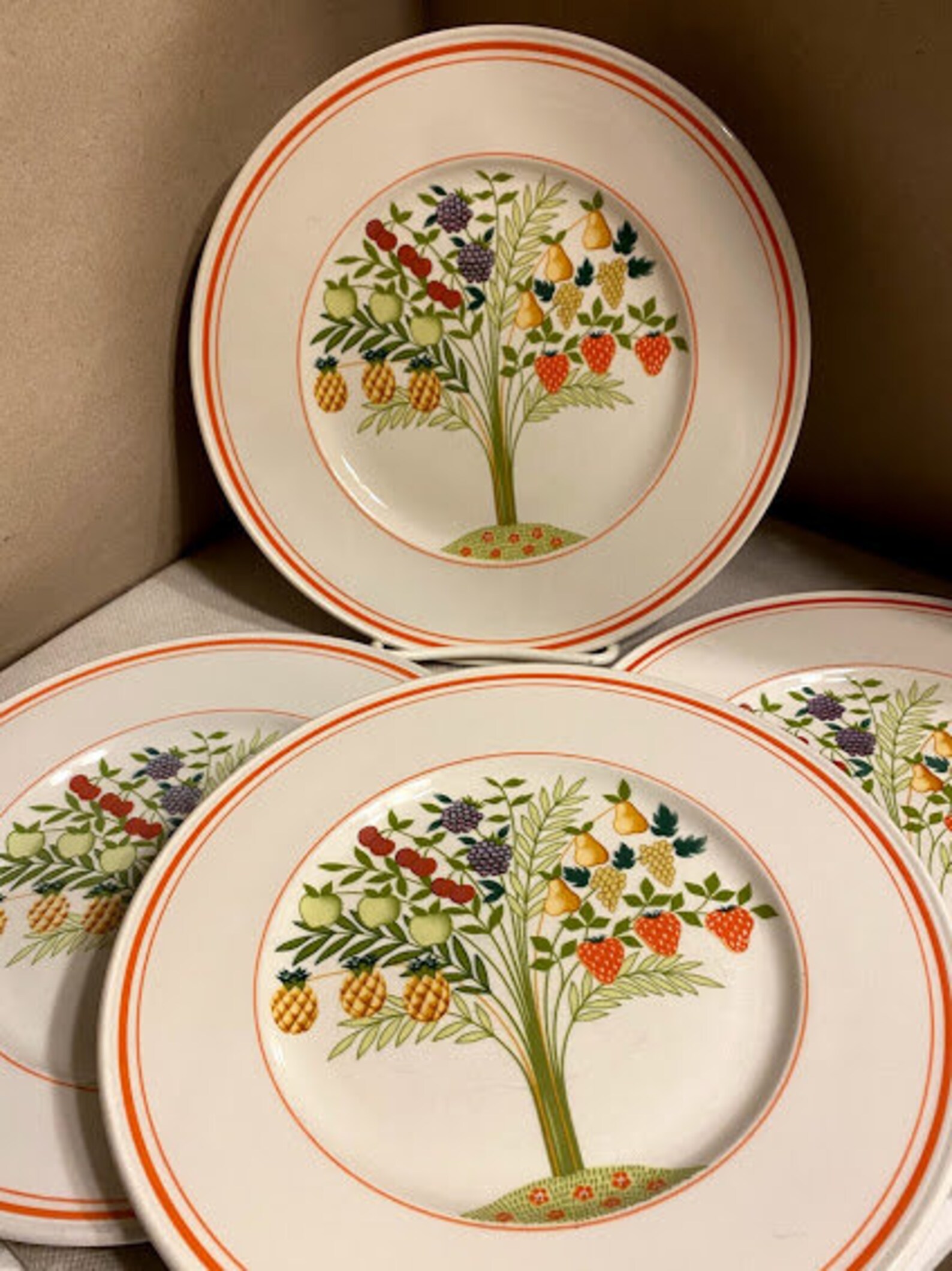 Villeroy & Boch Bon Appetit Plate 8.5 Inch Vintage Set of 4 | Etsy