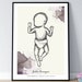 Birth Poster in Scale 1:1 Personalized Baby Poster, Digital Download - Etsy