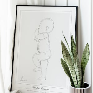 Birth Poster in Scale 1:1 | Personalized Baby Poster | Digital - Etsy