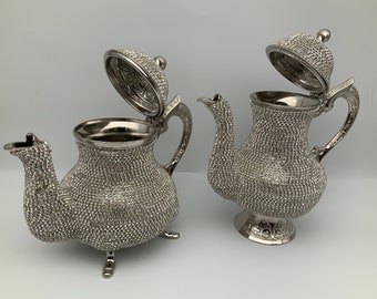 Copper Silver Teapot - Etsy