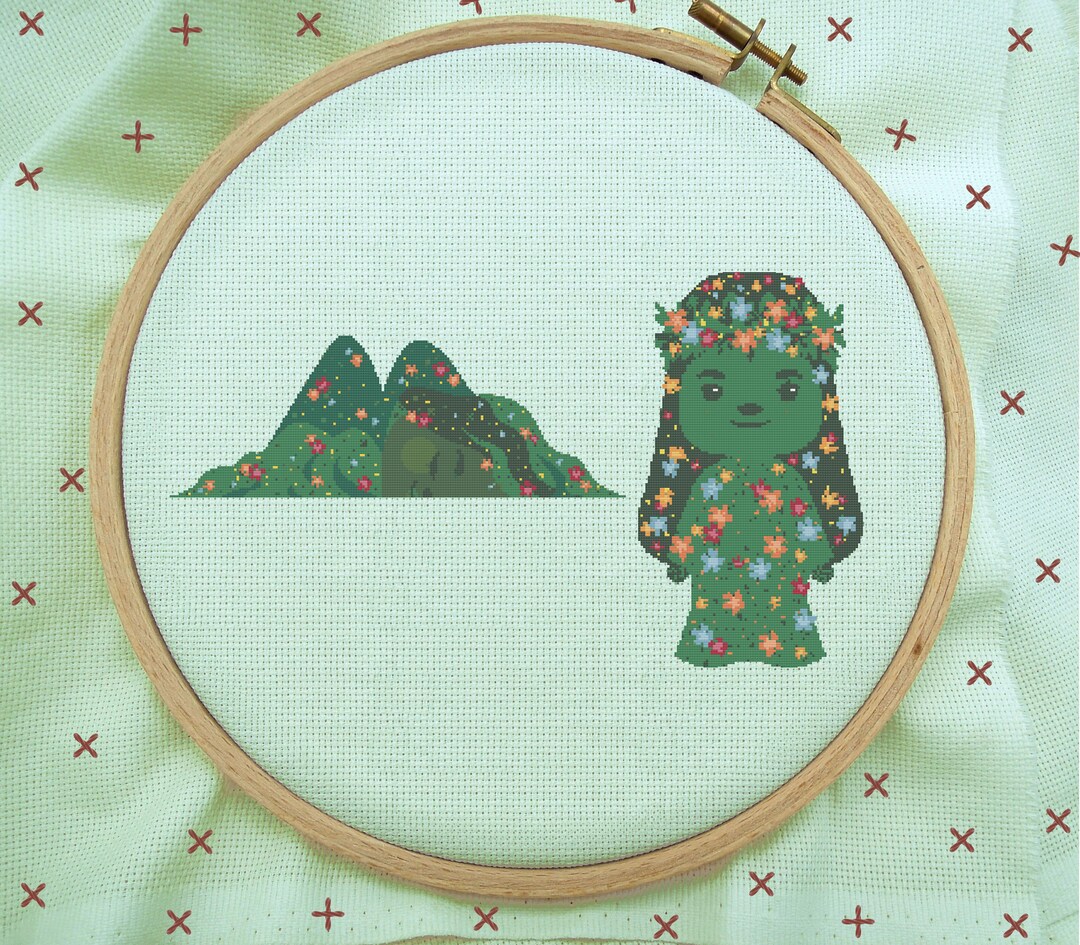 Te Fiti Cross Stitch, Te Fiti Stitch, Moana Cross Stitch, Modern Cross ...