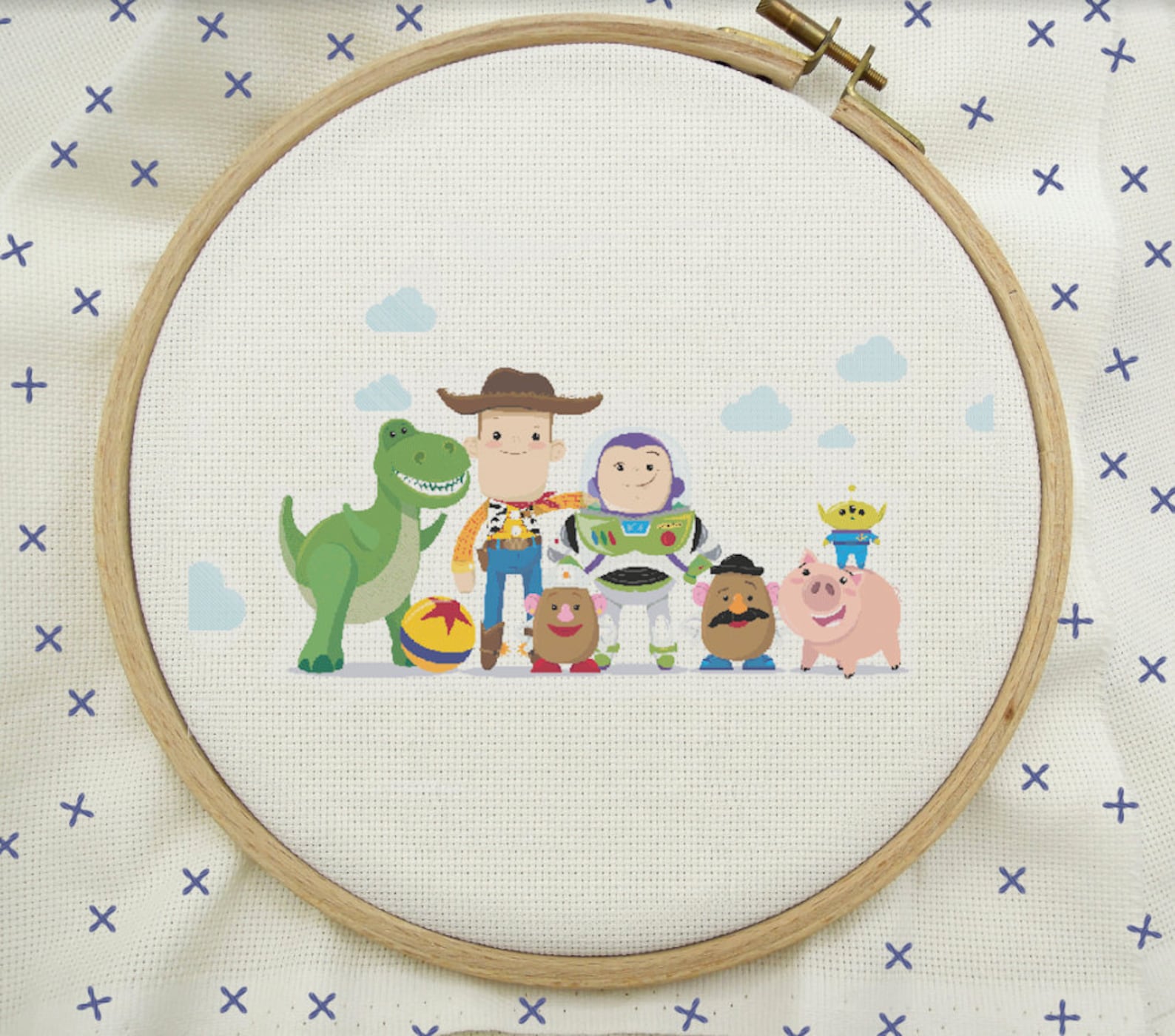 Toy Story Cross Stitch, Toy Story Stitch, Children Cross Stitch, Modern ...