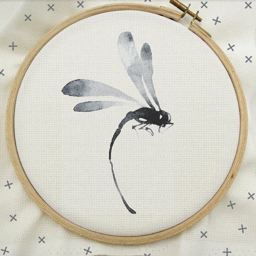 Dragonflies Cross Stitch Pattern 1 Instant PDF Download - Etsy