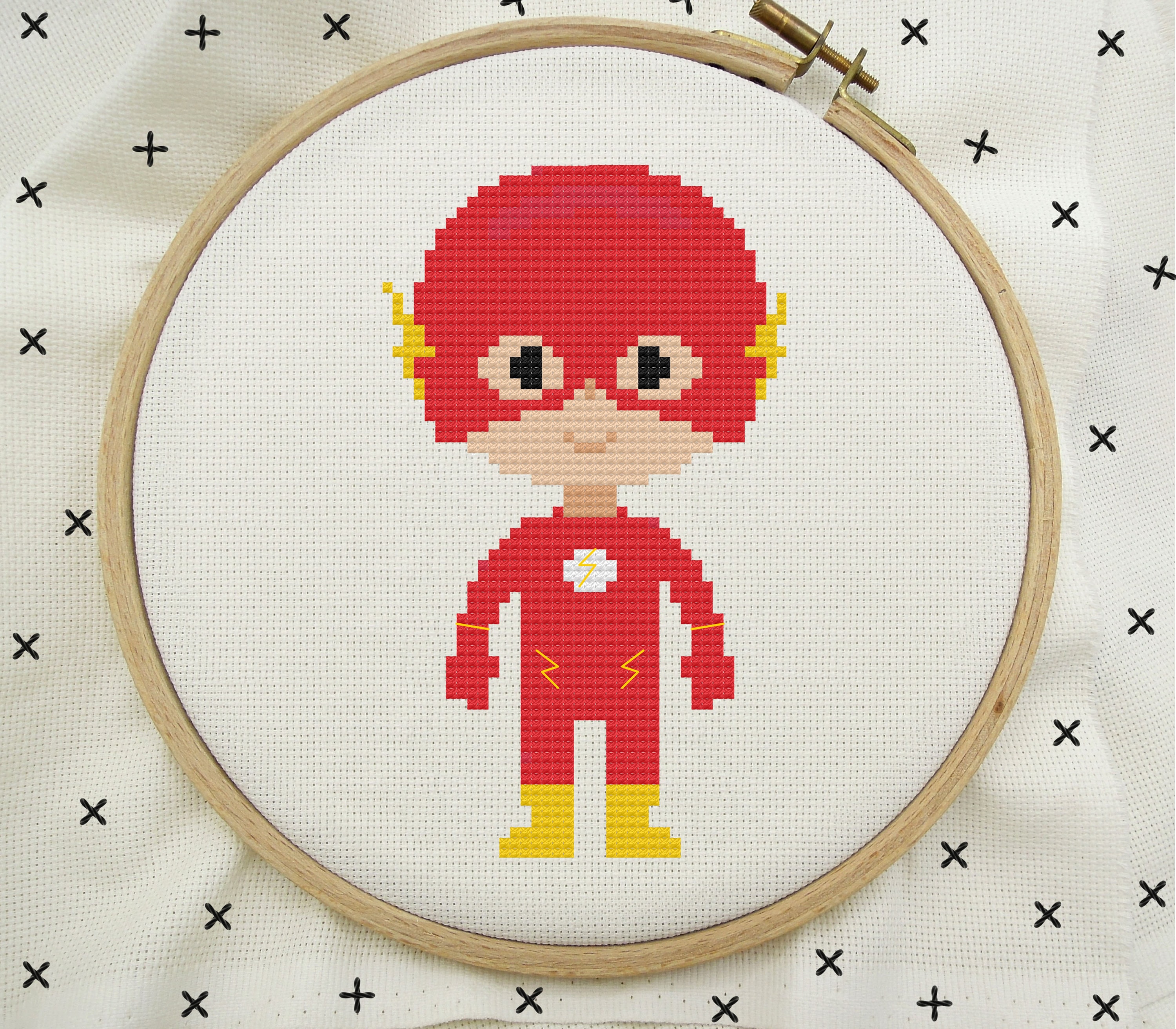 The Flash Cross Stitch, the Flash Stitch, Superhero Cross Stitch ...