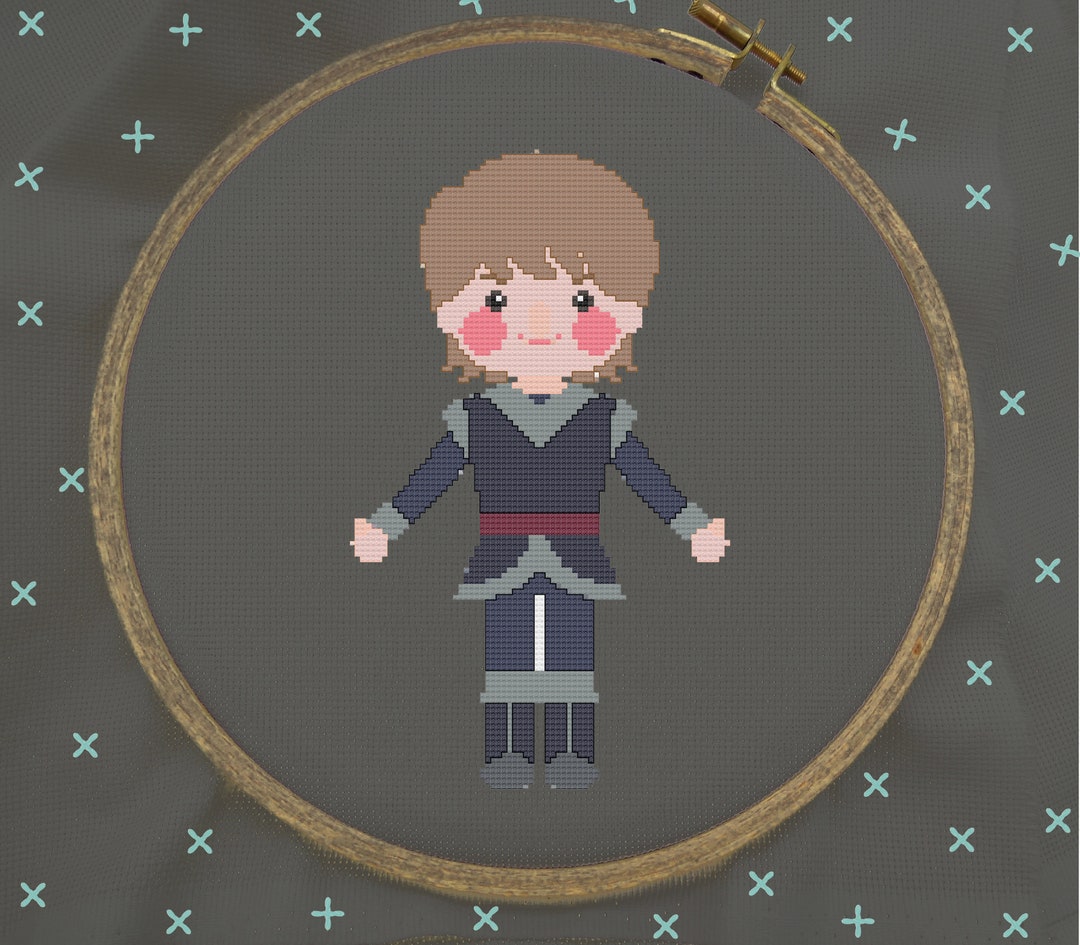 Kristoff Cross Stitch, Kristoff Stitch, Frozen Cross Stitch, Frozen ...