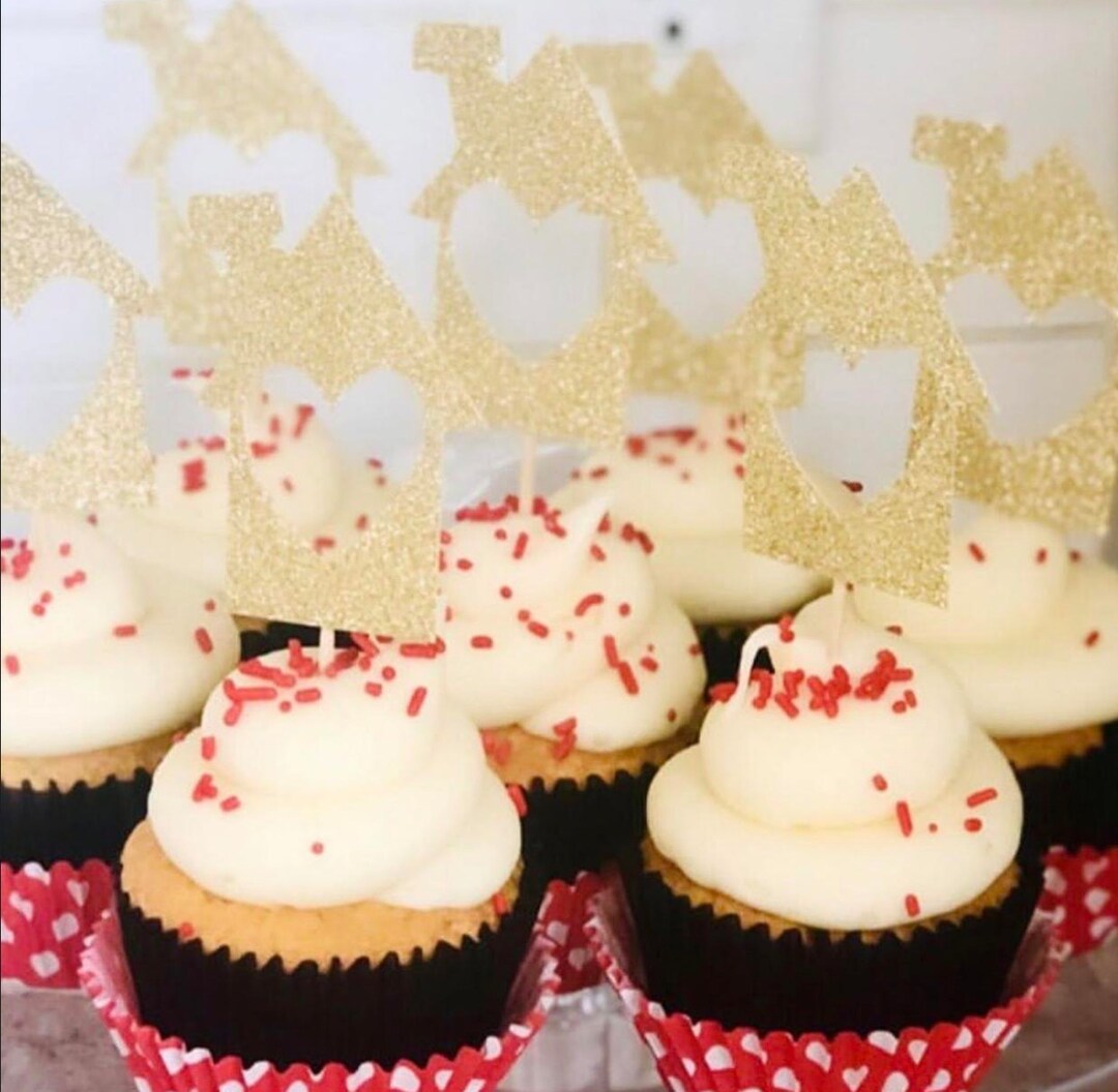 Home Sweet Home Cupcake Toppers - Etsy